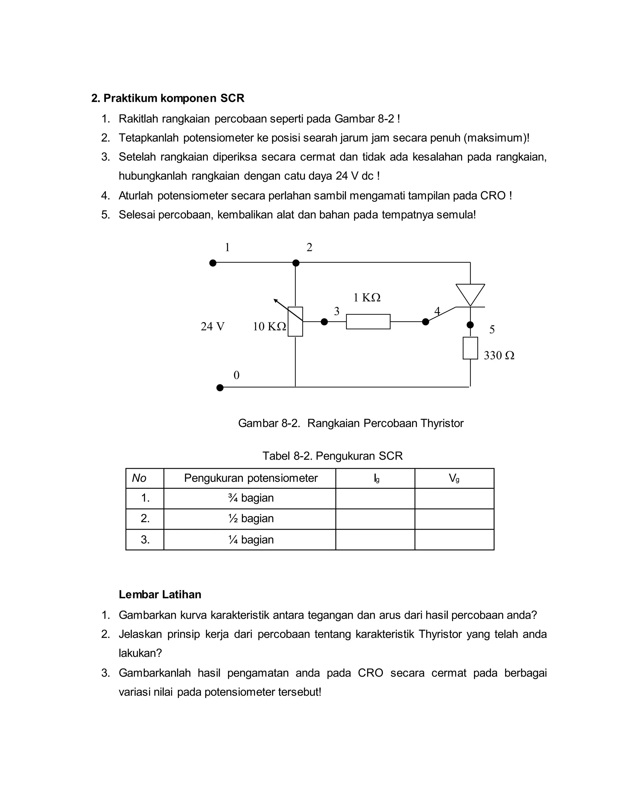 Mekatronika modul 8 | DOCX