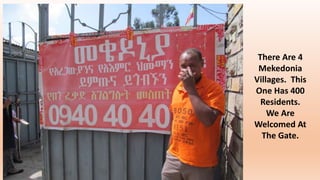 Mekedonia Home for Elderly and Disabled Addis Ethiopia | PPTX