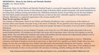 Mekedonia Home for Elderly and Disabled Addis Ethiopia | PPTX