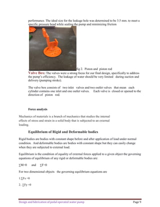 Mekelle university design treadle | PDF