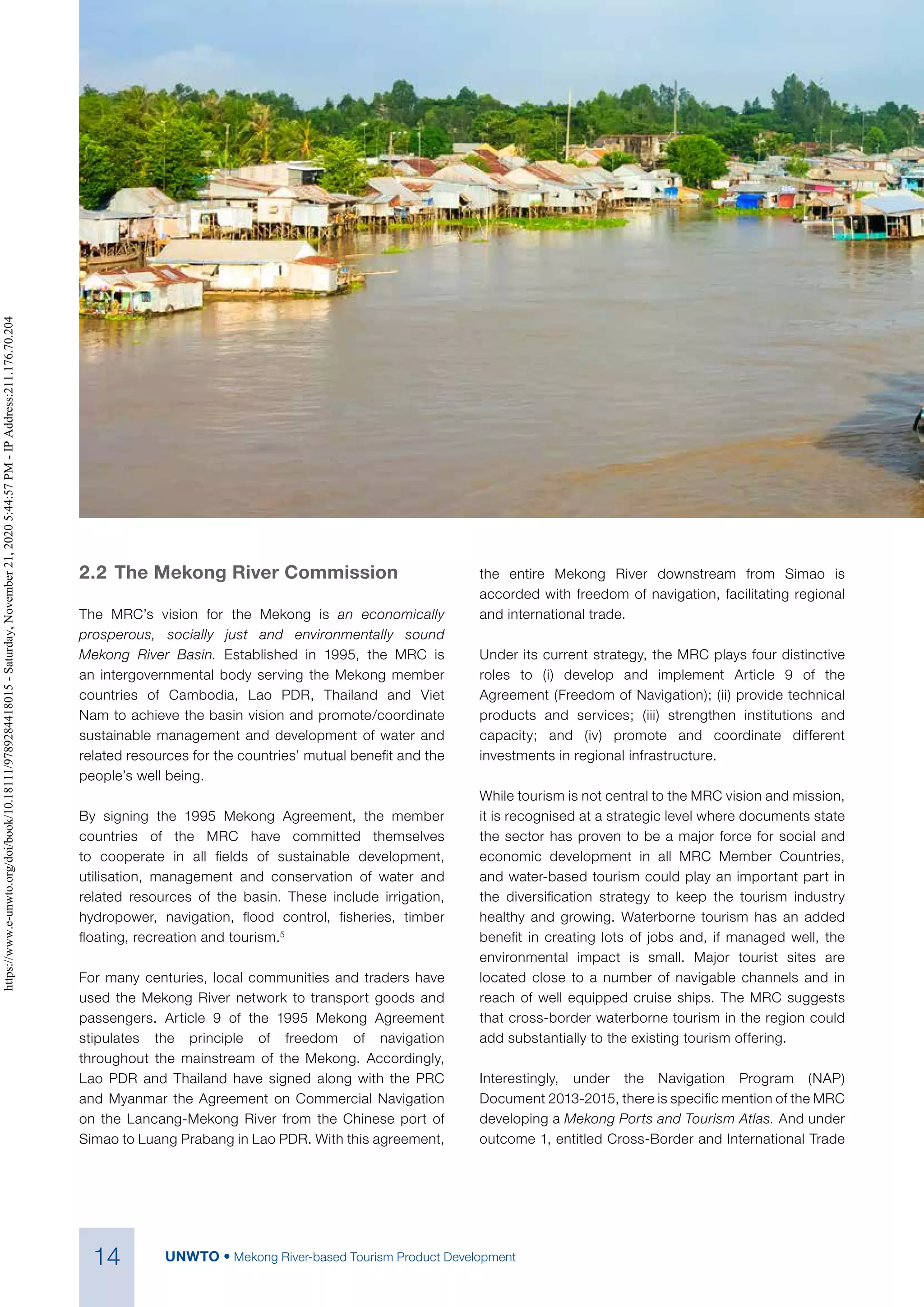 Mekong River-based Tourism Product Development (2016) | PDF