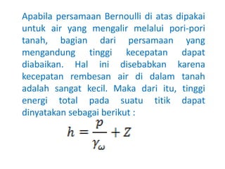 Mektan bab 4 rembesan tanah | PPTX