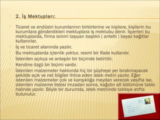 Mektup | PPT