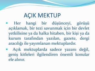 Abdullah KAYA Mektup | PPT