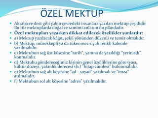 Abdullah KAYA Mektup | PPT