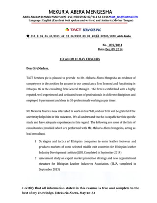 Mekuria a. mengesha | PDF