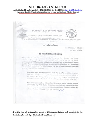 Mekuria a. mengesha | PDF
