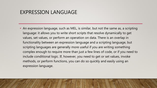 Mule expression language | PPT