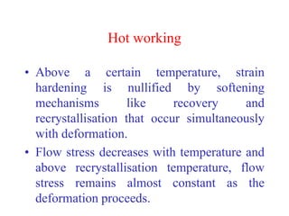 Mel 232 hot and cold working | PPT