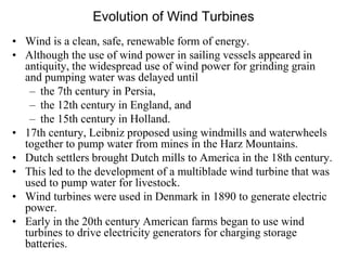 Introduction to wind turbine in electrical power system | PPT