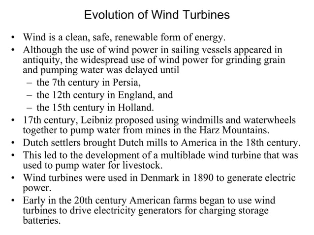 Introduction to wind turbine in electrical power system | PPT