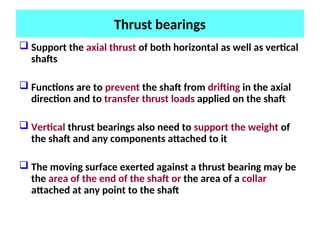 Thurst bearing for diploma engineering .ppt