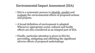 Environmental Impact Assessment | PPTX
