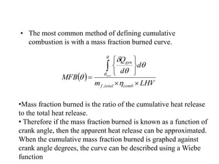 Nature of heat release rate in an engine | PPT