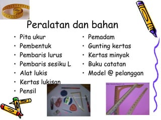 Melakar draf polar pakaian tradisional | PPT