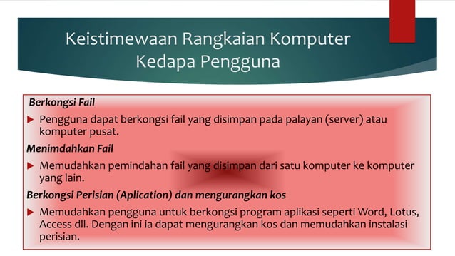 Melaksanakan dasar rangkaian komputer | PPT