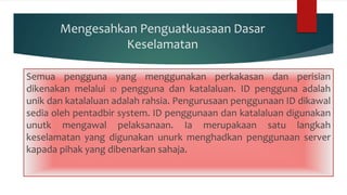 Melaksanakan dasar rangkaian komputer | PPT