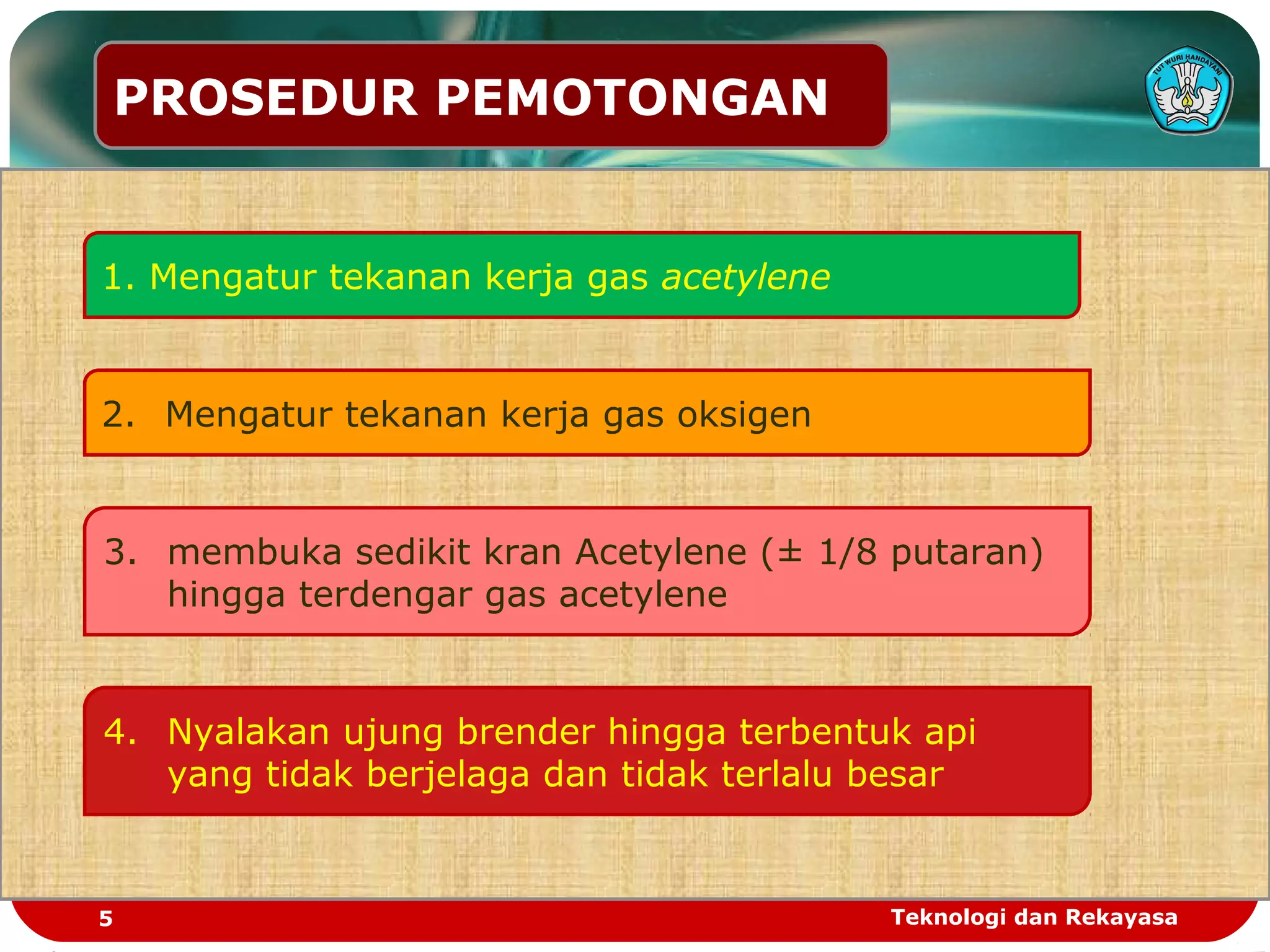 Melaksanakan pemotongan termal | PPT