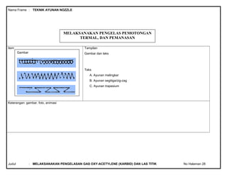 Melaksanakan pengelasan, pemotongan termal dan pemanasan | PPT
