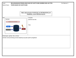 Melaksanakan pengelasan, pemotongan termal dan pemanasan | PPT