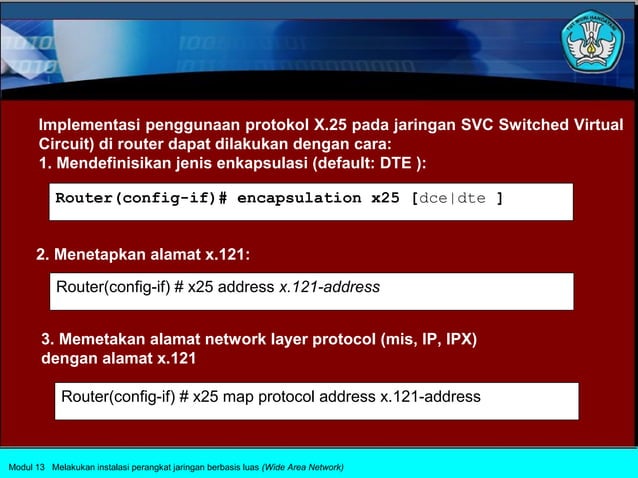 Melakukan instalasi perangkat jaringan berbasis luas ( wide area network ) | PPT