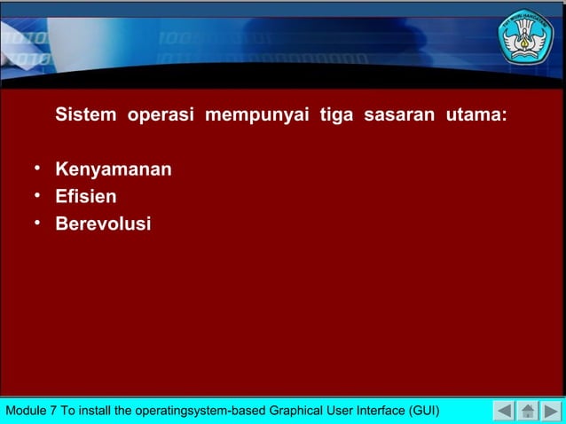 Melakukan instalasi sistem operasi berbasis graphical user interface ...