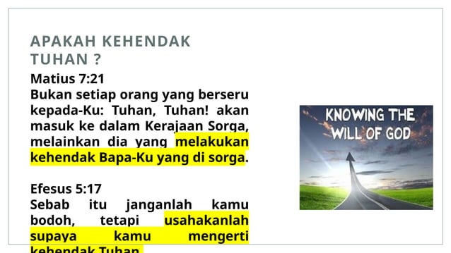 Melakukan kehendak Tuhan yang sesuai pikiran dan perasaan Kristus.pptx