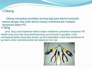 melakukan perawatan pc | PPTX