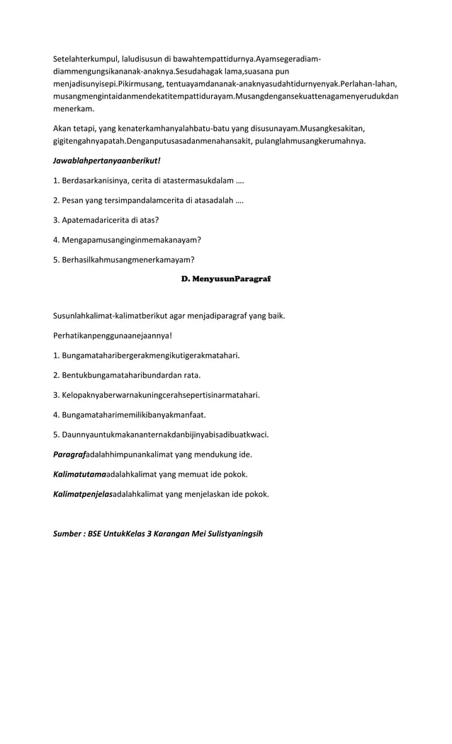 Melakukan petunjuk bi | DOCX