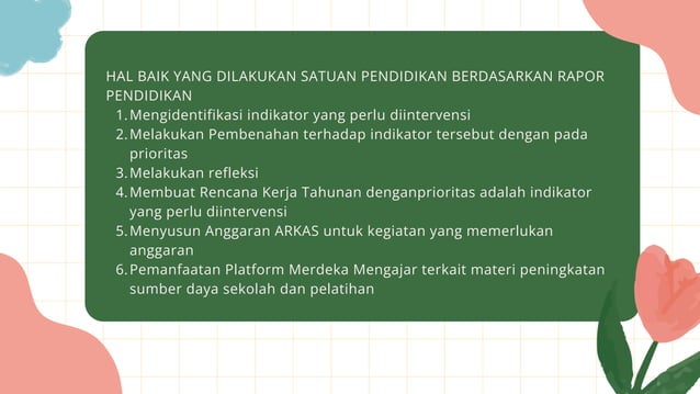Melakukan Refleksi Bersama Rekan Guru tentang Profil Pendidikan [Kepala ...