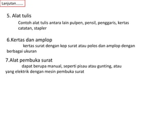 Melakukan tata persuratan dan kearsipan | PPT