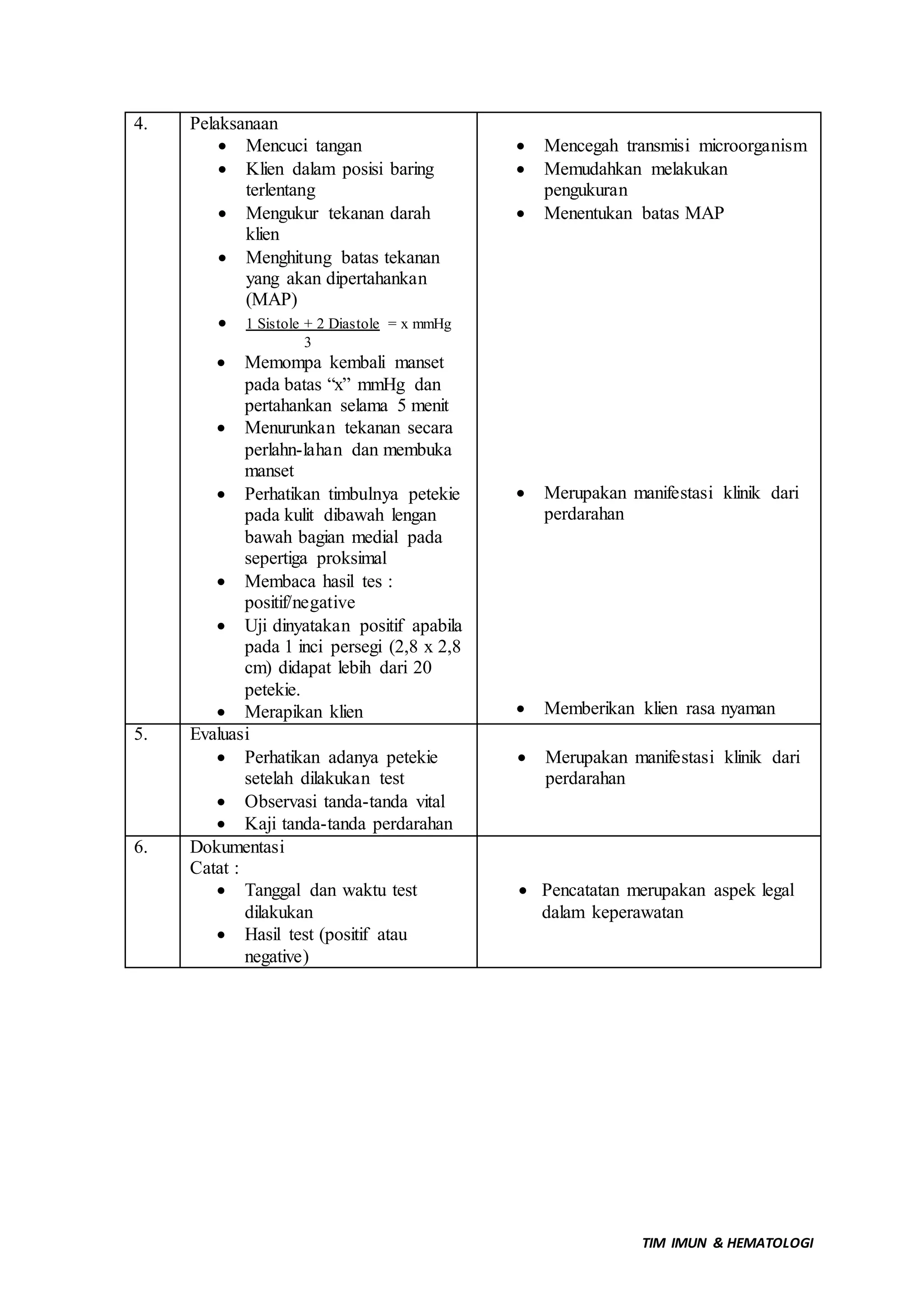 Melakukan test rumple leed | DOCX