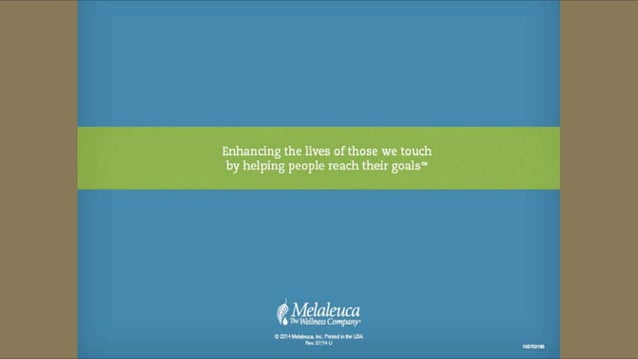 Melaleuca Presentation | PPTX