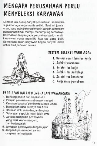 Melamarkerjawawancara 120103173509-phpapp01 | PDF