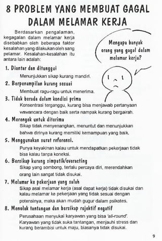 Melamarkerjawawancara 120103173509-phpapp01 | PDF