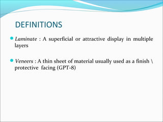 laminates | PPT