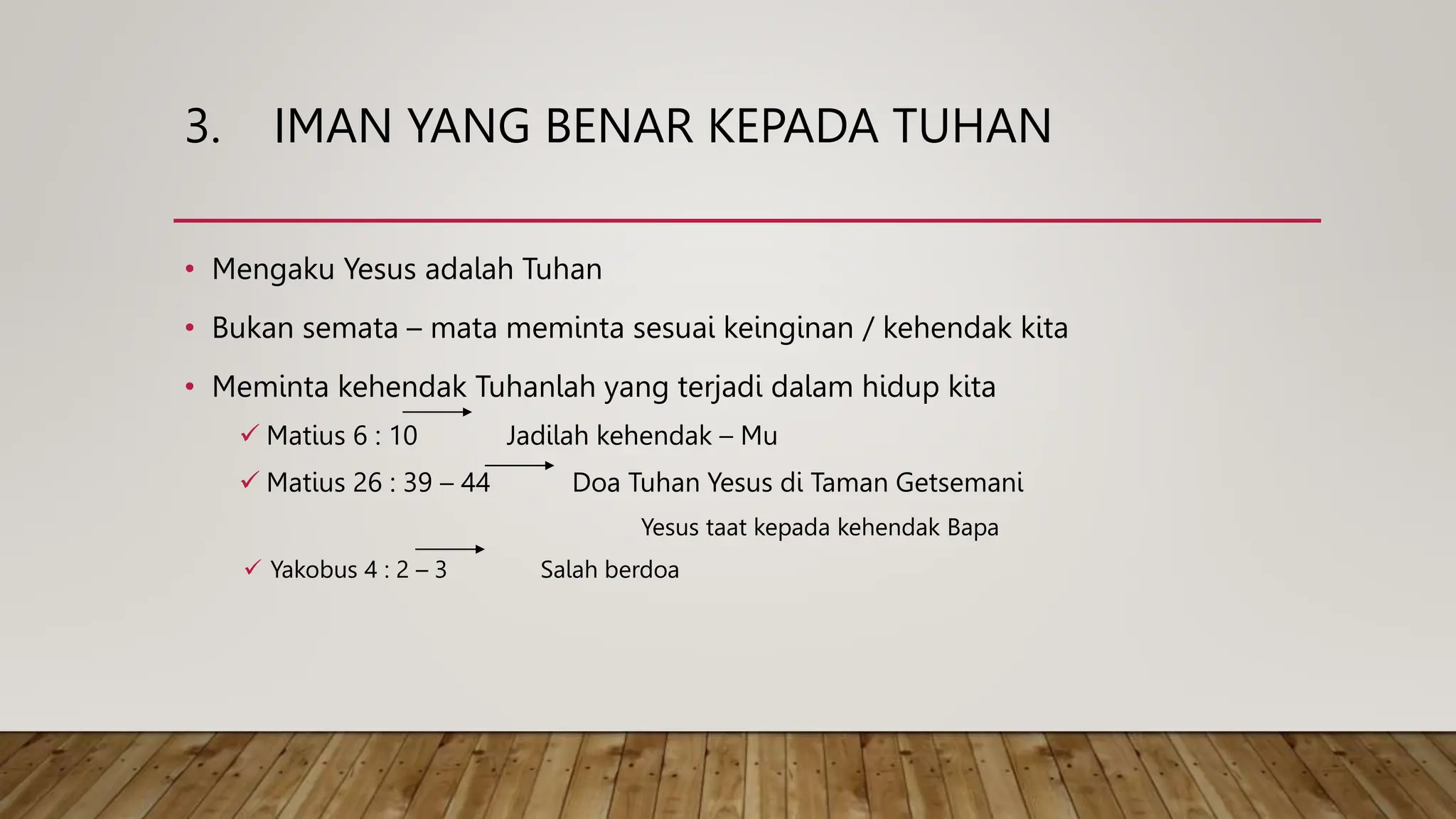 Melangkah Dengan Iman Kehidupan Manusia ini | PPTX