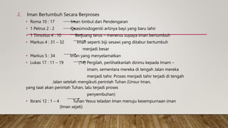 Melangkah Dengan Iman Kehidupan Manusia ini | PPTX