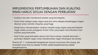 Melangkah Dengan Iman Kehidupan Manusia ini | PPTX