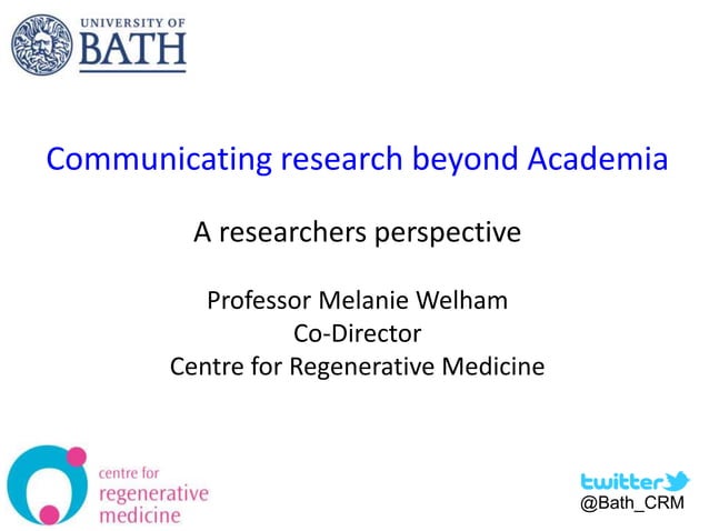 Communicating Research Beyond Academia A researchers perspective | PPT