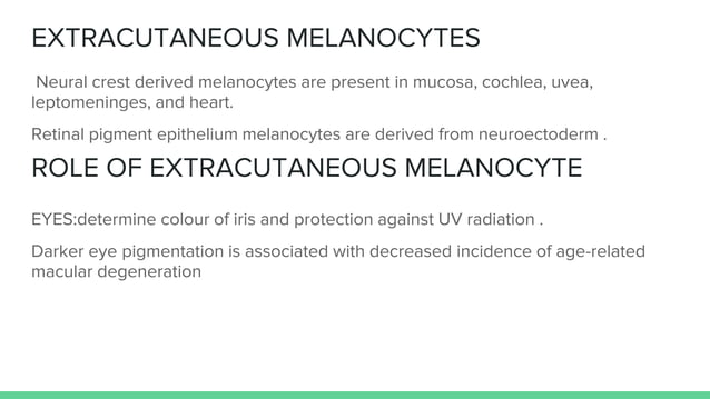 Melanin presentation(the pigment which is responsible for color).pptx ...