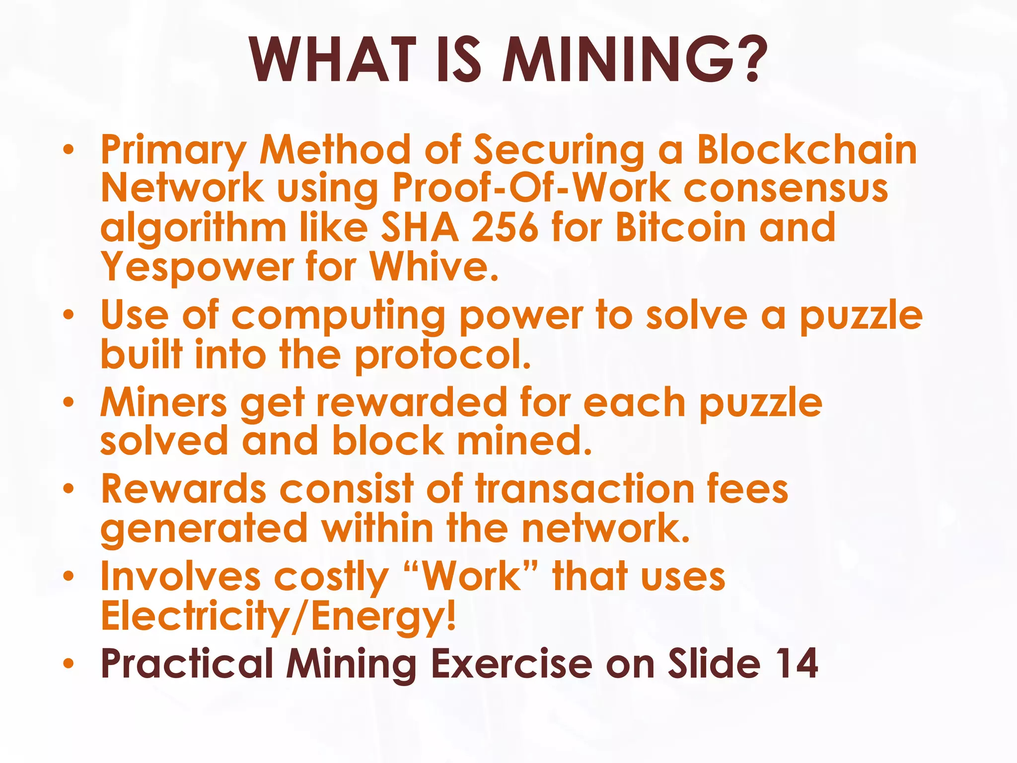How to Mine with CPU Machines | PPT