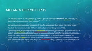 basic sign for Melanocyte Biology in dermatology.pptx