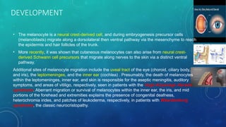 basic sign for Melanocyte Biology in dermatology.pptx