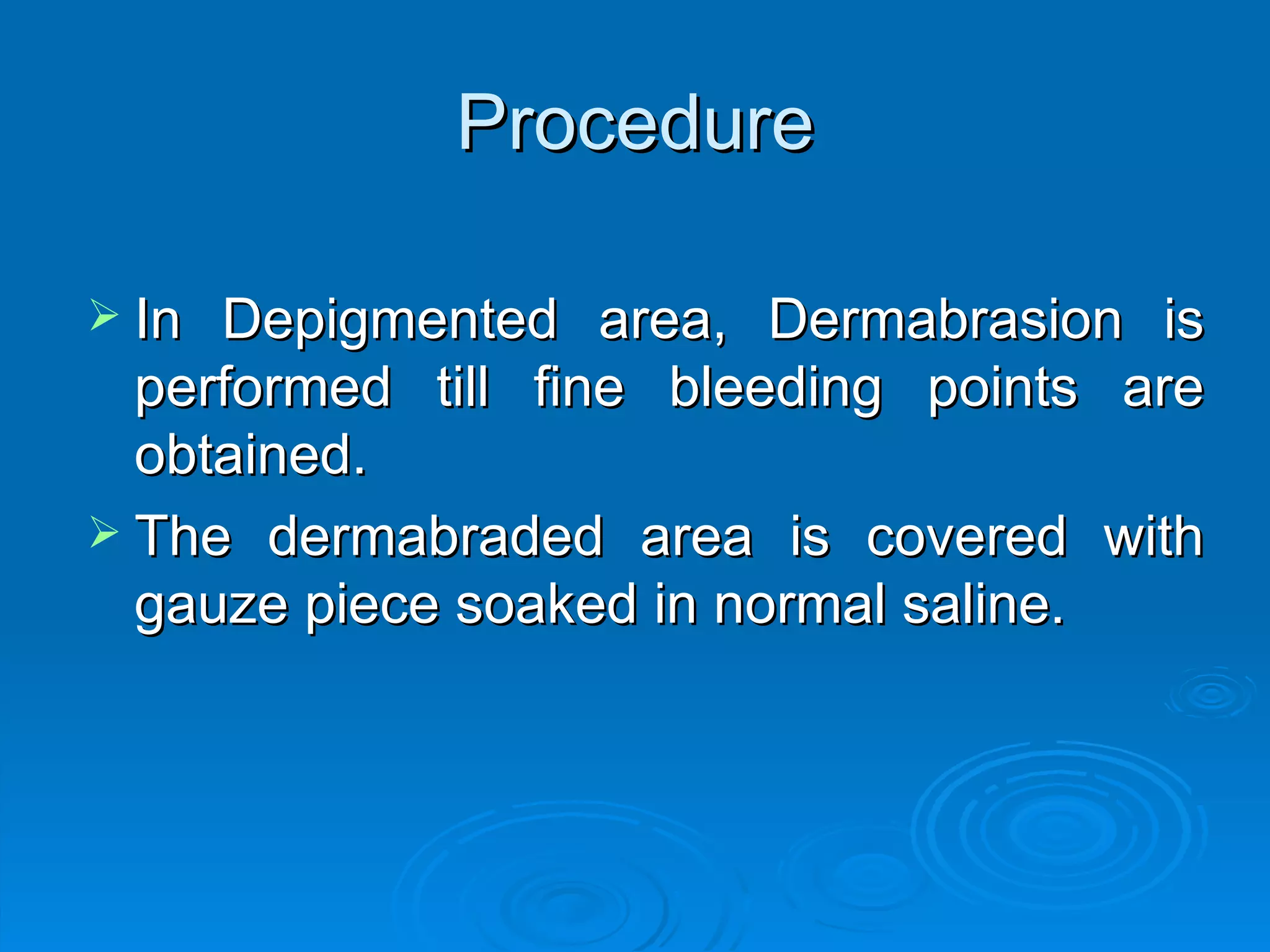 Melanocyte Transfer Technique | PPT