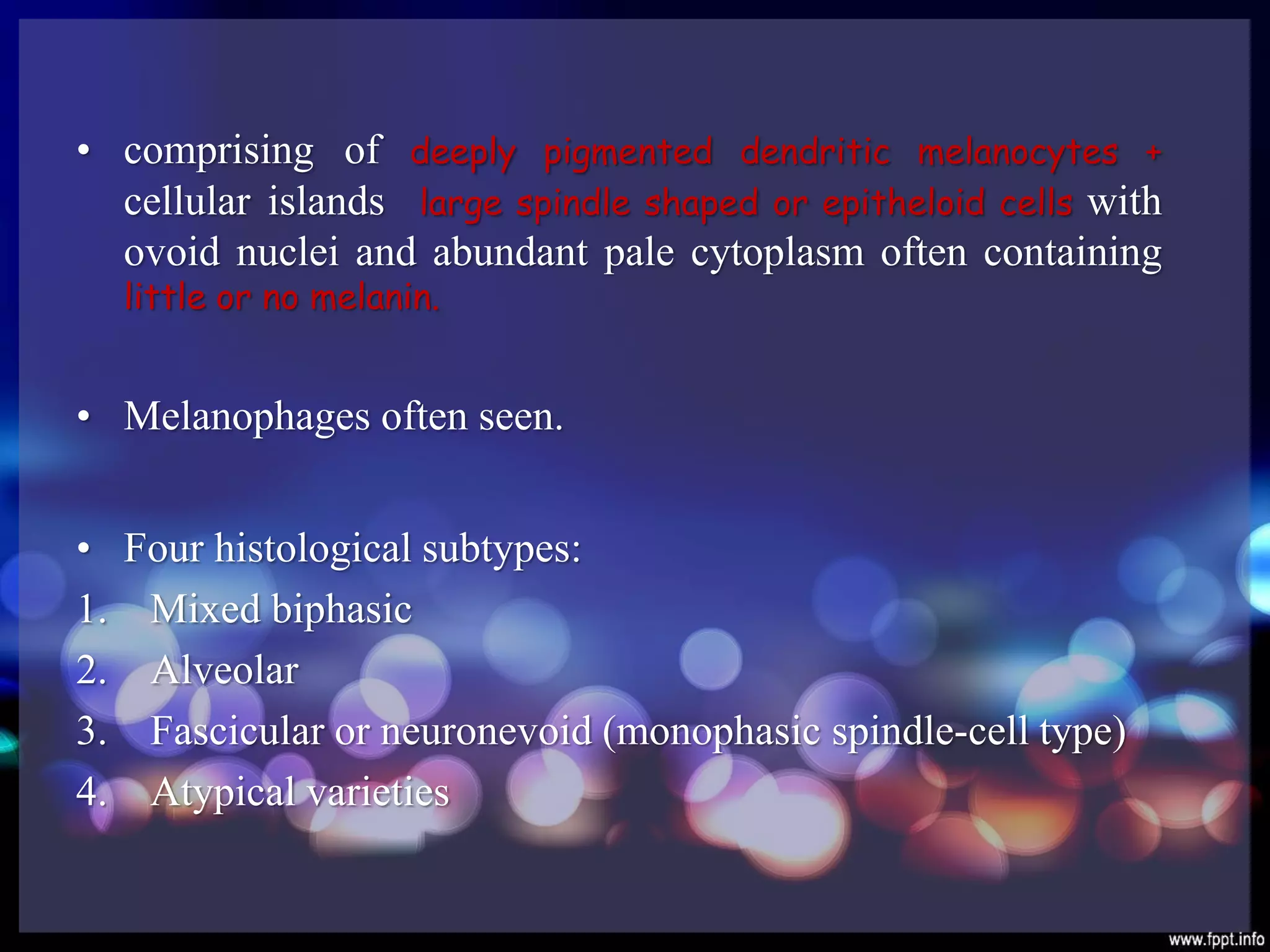 Melanocytic lesion of skin ( final) | PPTX