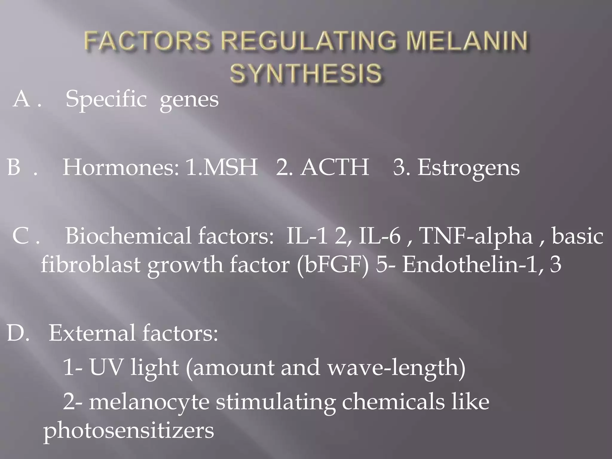 Melanogenesis.doc 2 | PPTX
