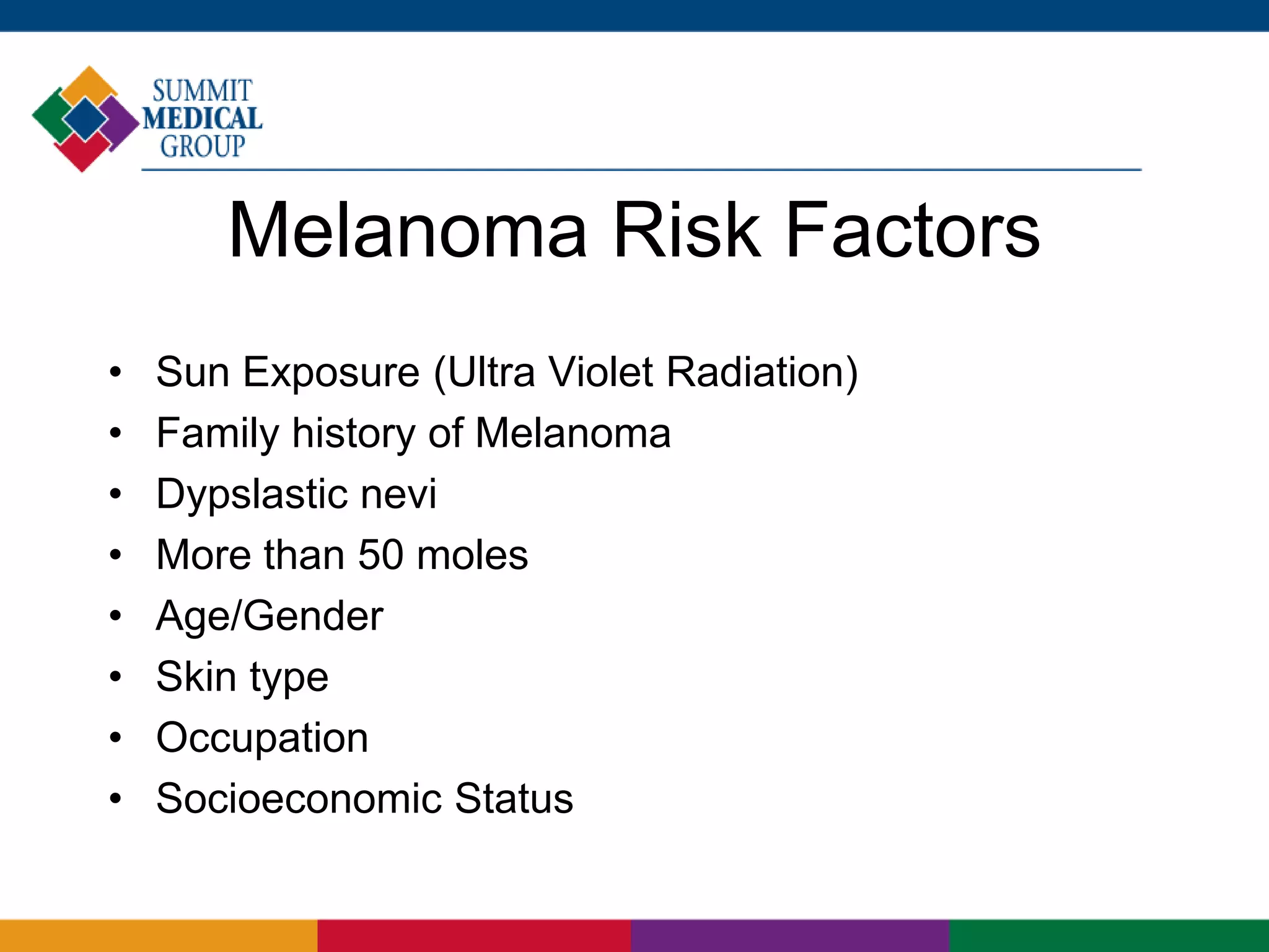 Melanoma – Prevention, Detection and Treatment | PPTX