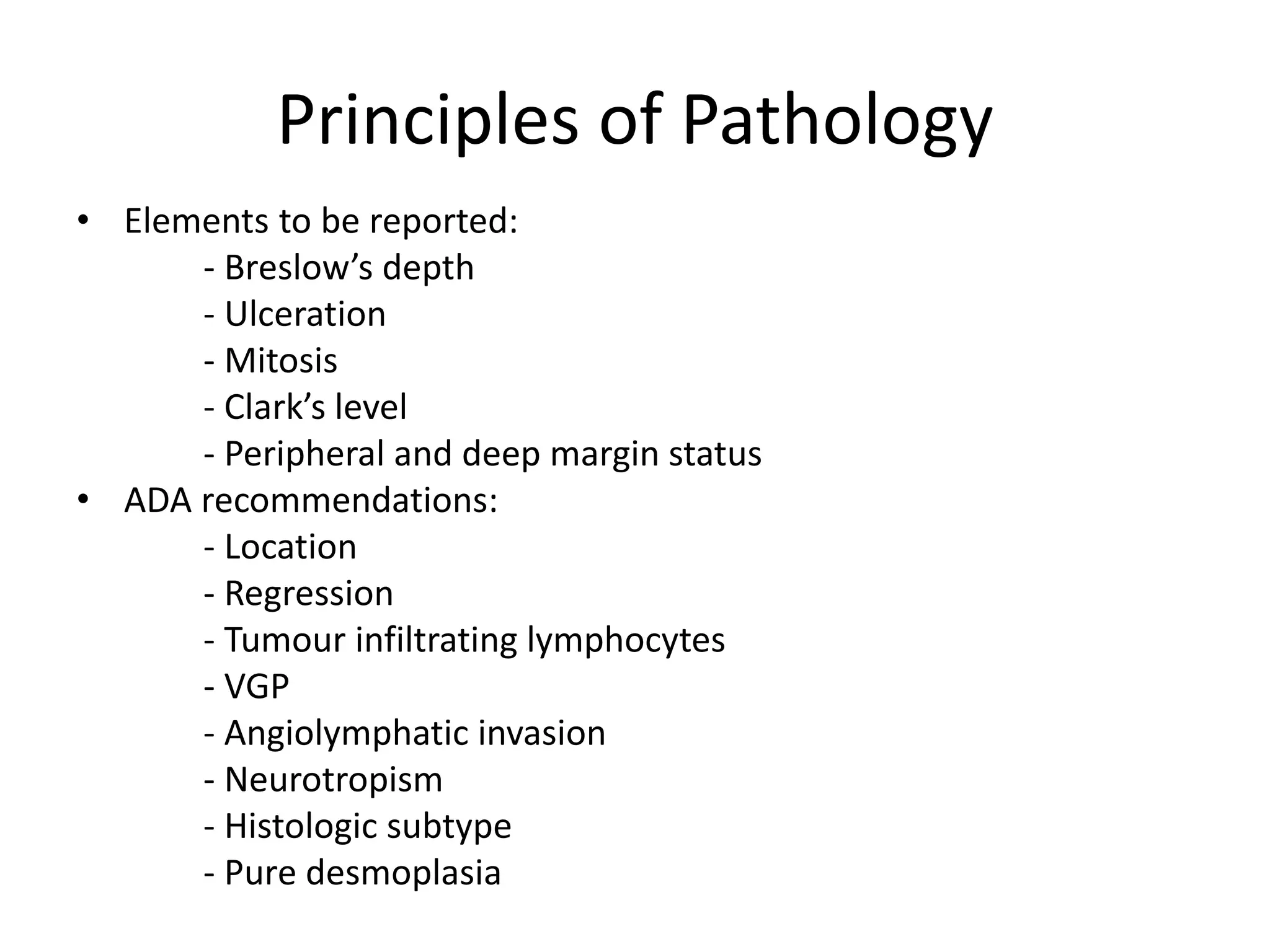 Melanoma clinical features, pathology and management | PPTX