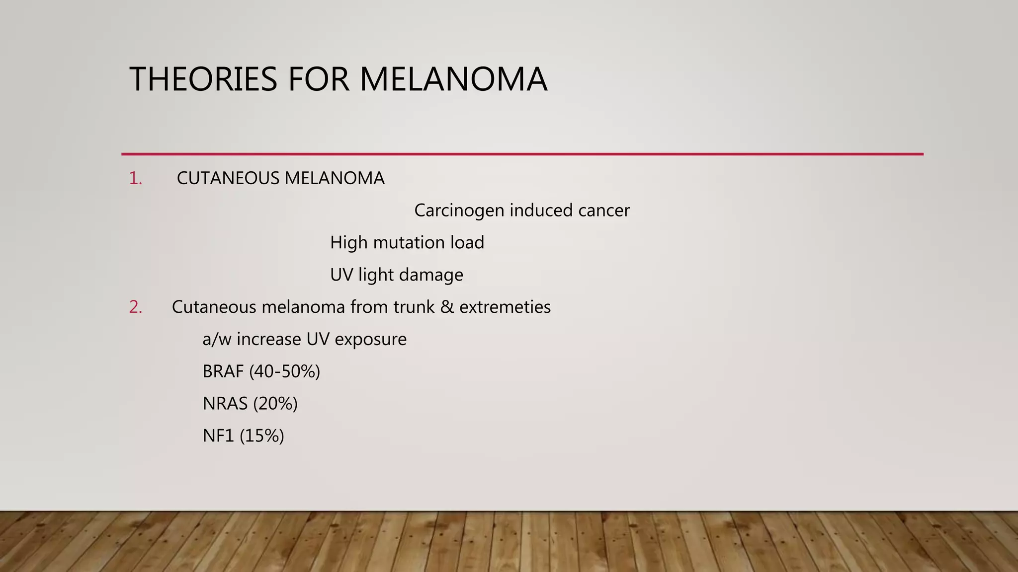 MALIGNANT MELANOMA--- STAGING AND WORKUP | PPT